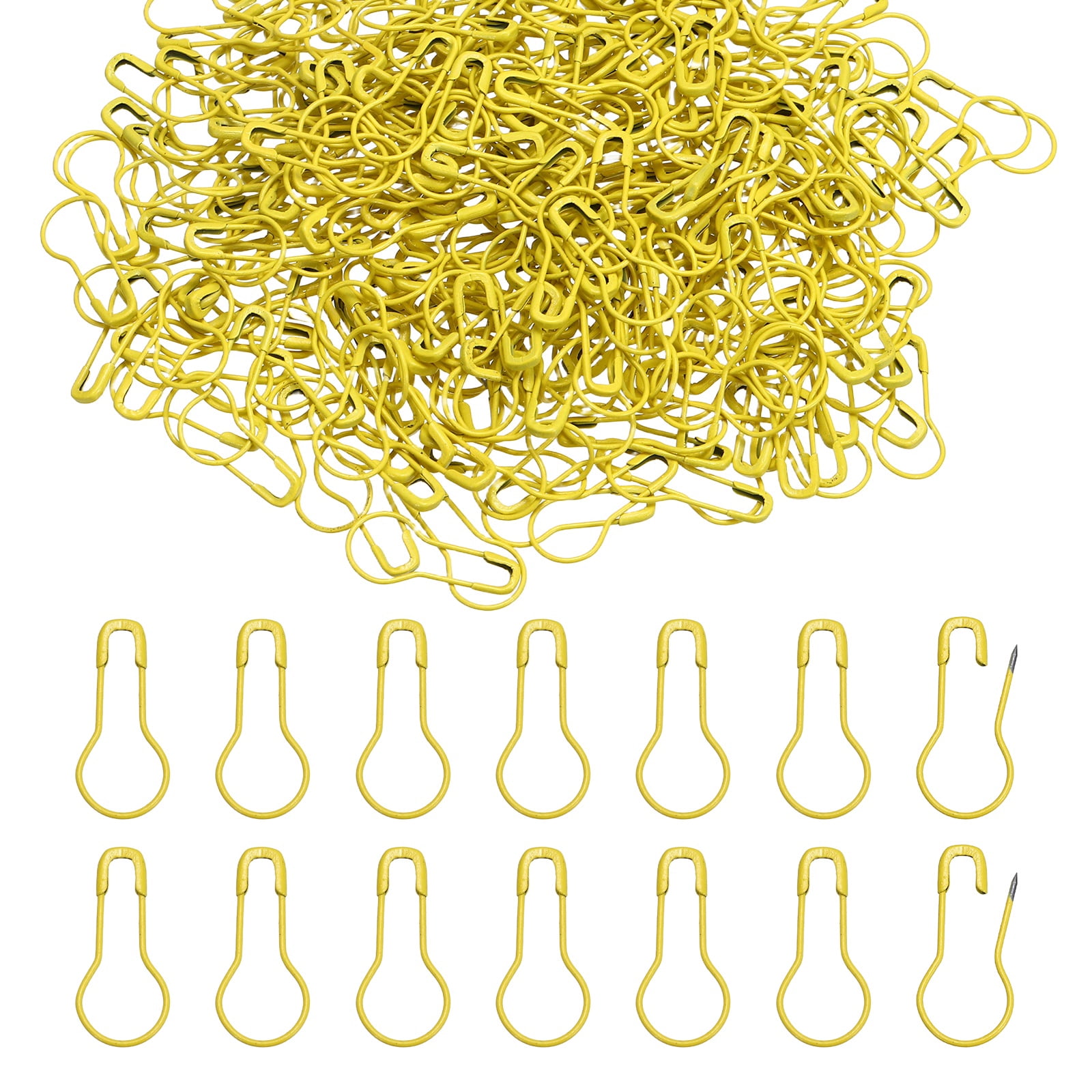 Safety Pins, 500Pcs Metal Bulb Safety Pins Stitch Markers Knitting Pin ...