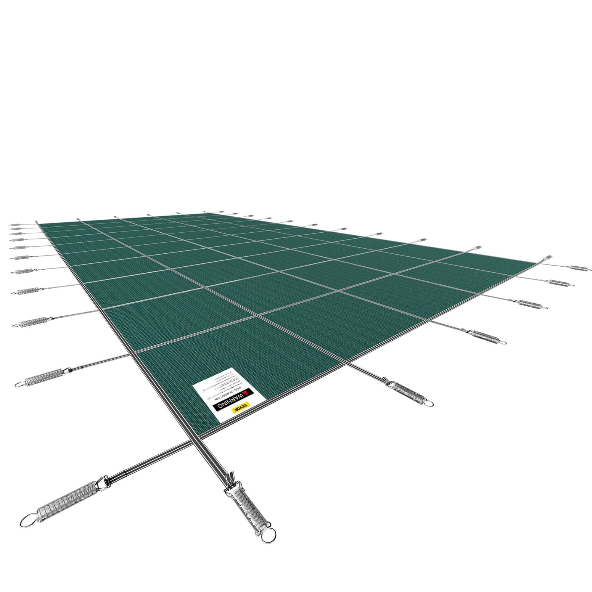 Safety Pool Cover 18x36 Ft Rectangular In Ground Brass Winter Cover ...