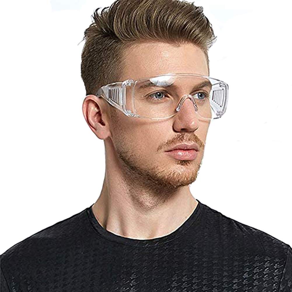 Safety Protective Goggles, Anti-Fog Safety Over-Glasses Eye Protective ...