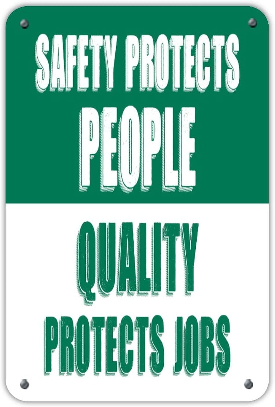 Safety Protectors People Quality Protectors Jobs Metal Tin Sign Funny ...