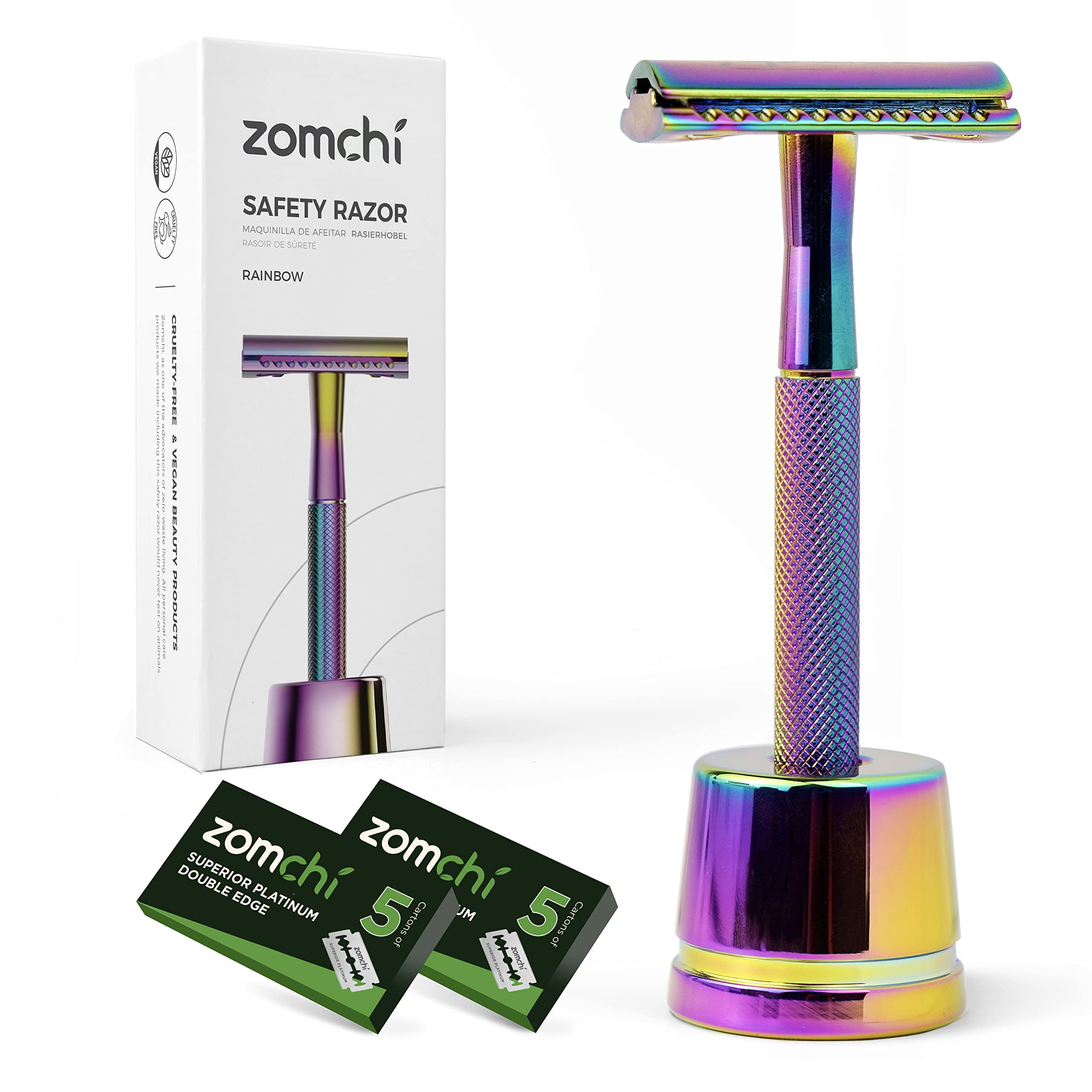 Safety Razor for Women,Safety Razor with 5 Blades,Women Razor with a ...