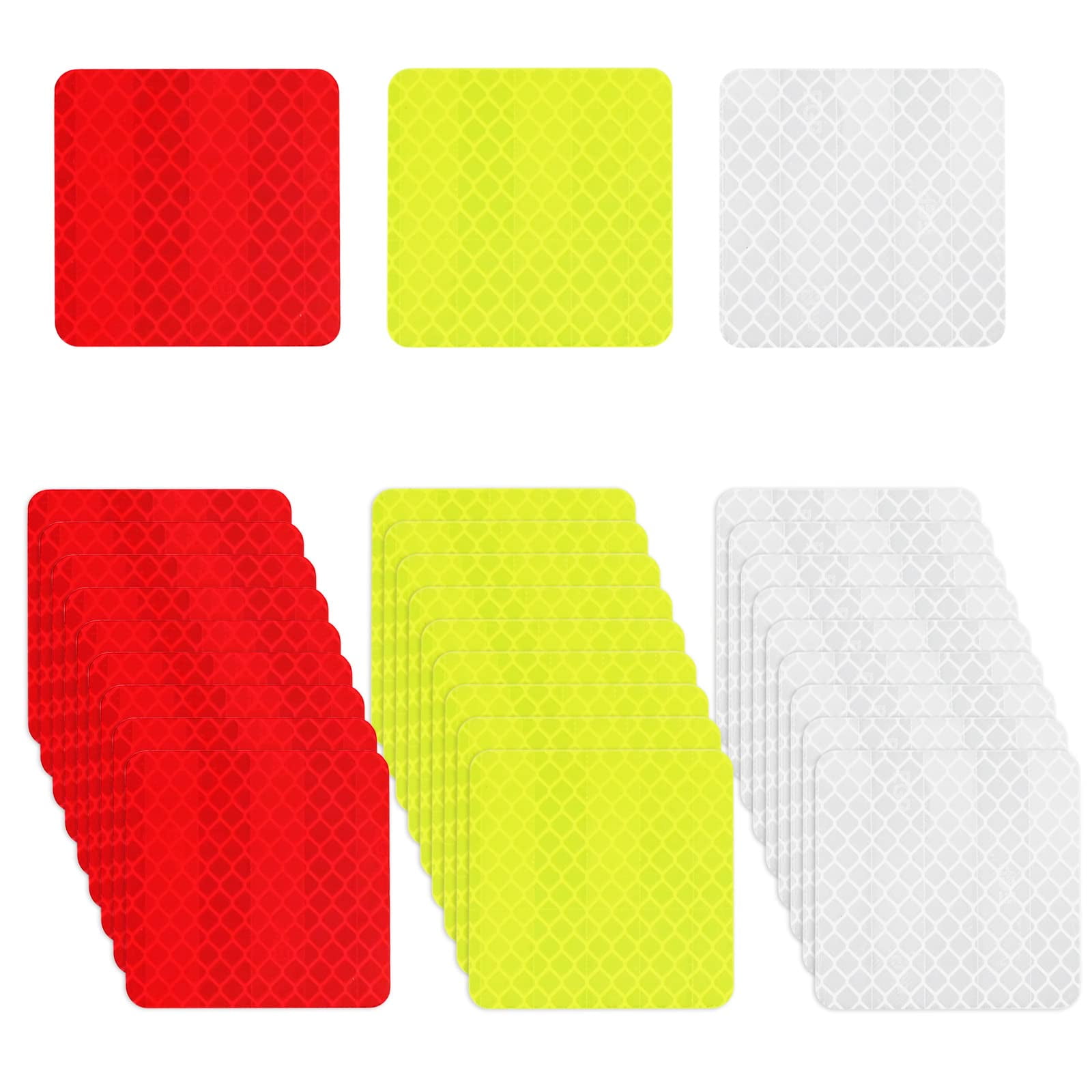 Safety Reflective Stickers Warning Reflective Tape Stickers Night ...