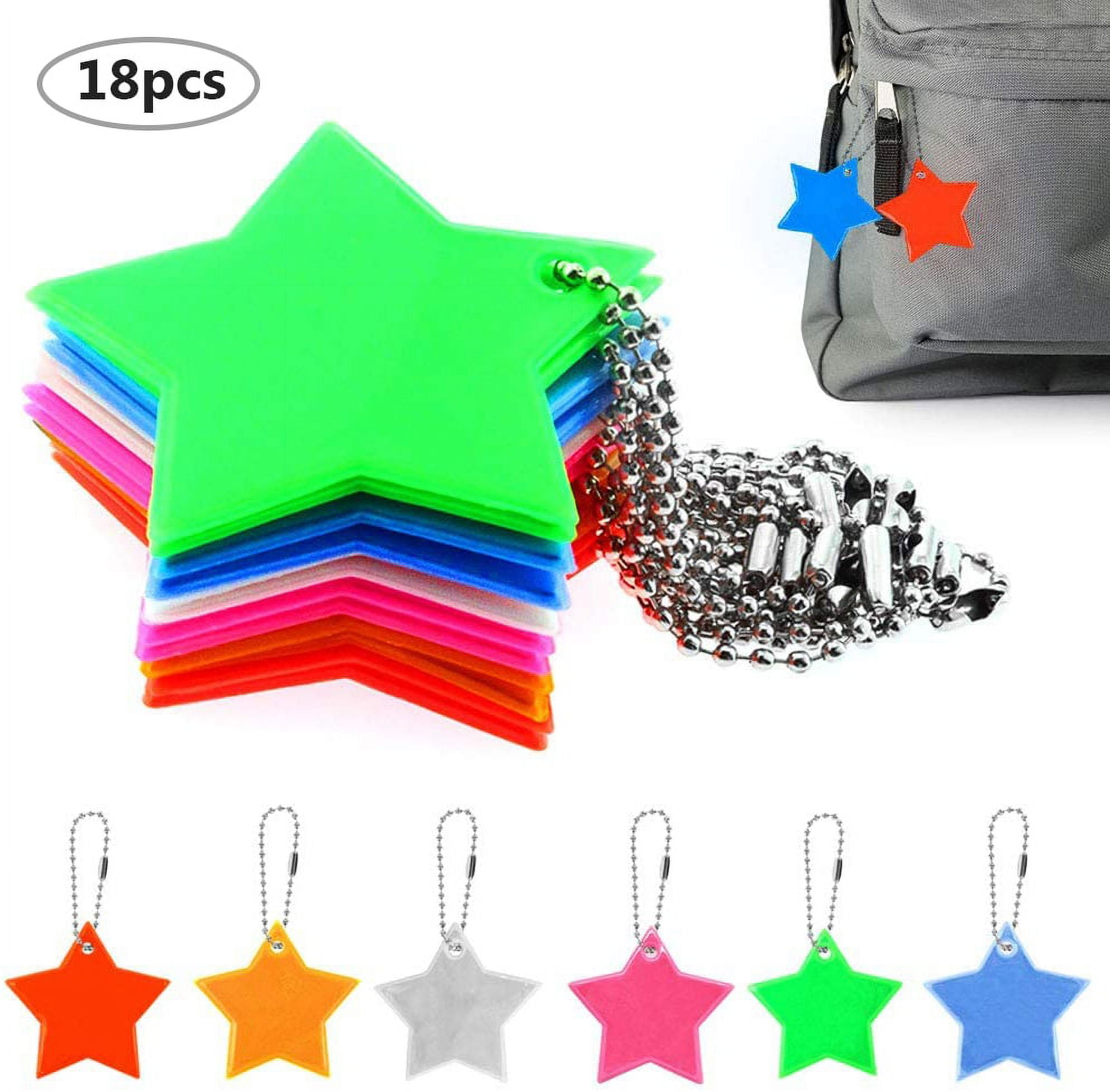 Safety Reflectors Pendant, Cute Light Safety Reflector Pendant Star ...