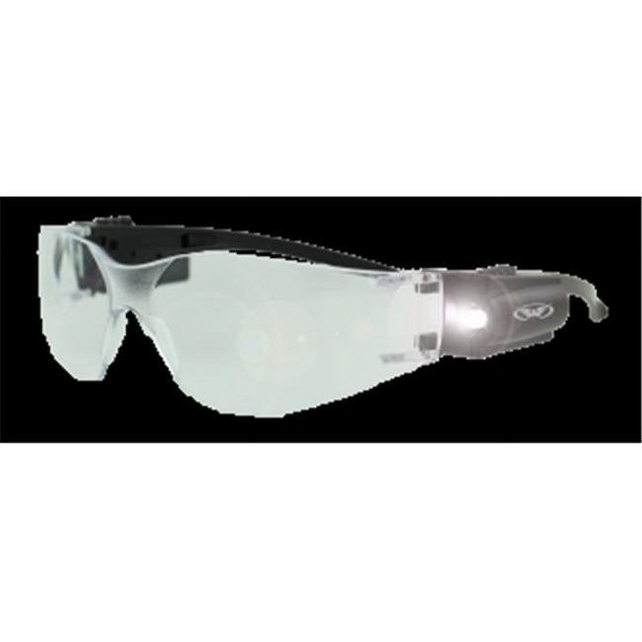 Safety Rider LED Light Safety Glasses With Clear Lens - Walmart.com