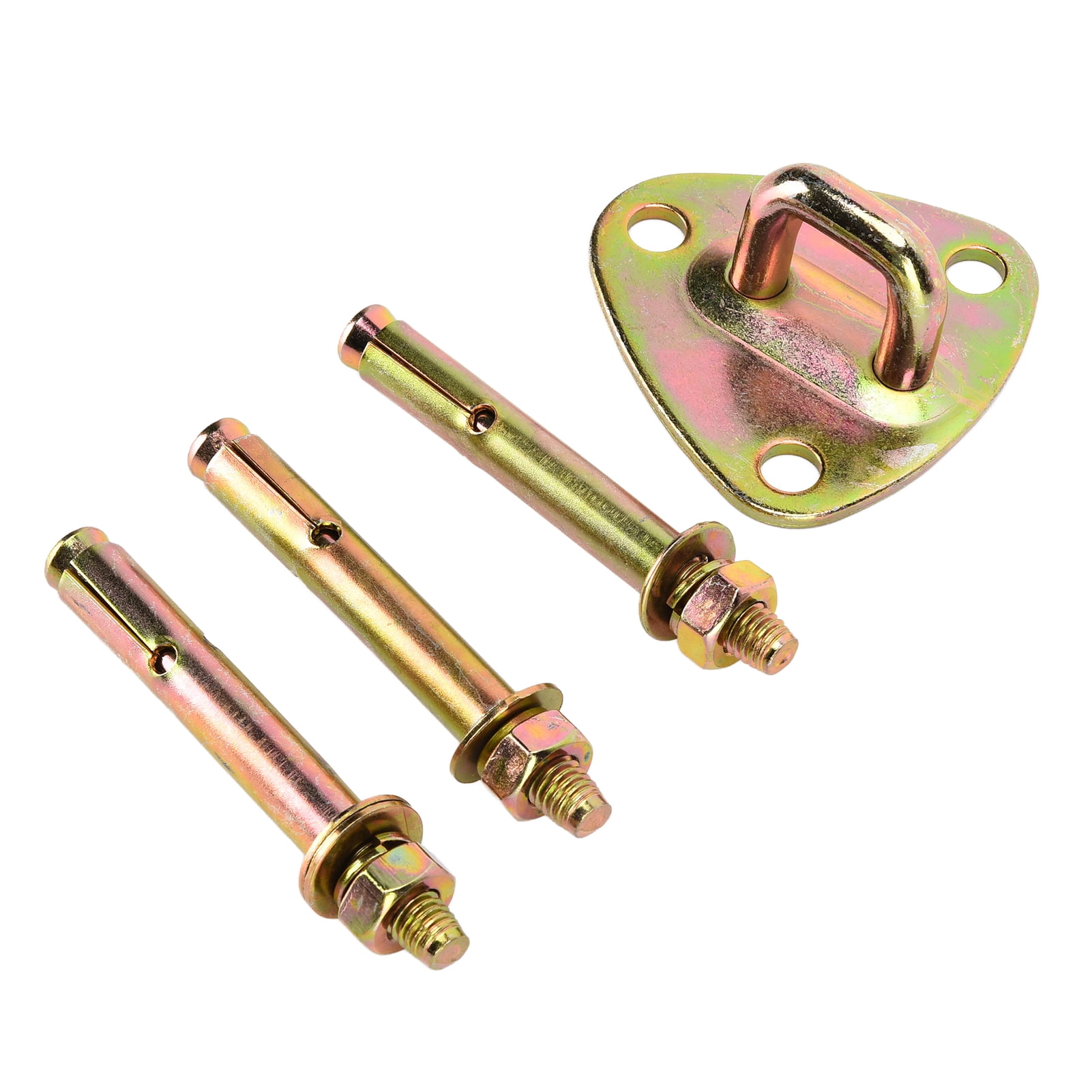 Safety Rope Expansion Screw Bolt Eye Plate Hook Bracket Set Steel ...
