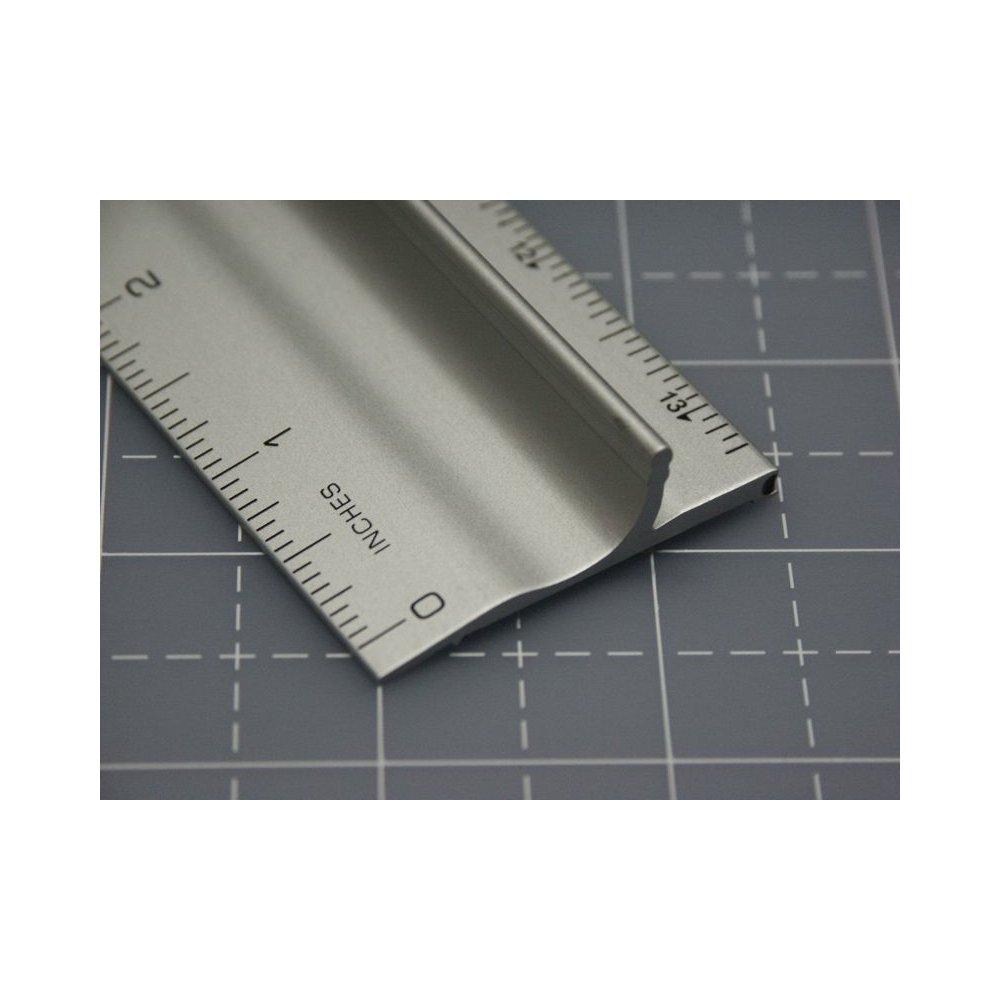 Safety Ruler 8.25 inches is Made of Heavy-Duty Lightweight Aluminum and ...