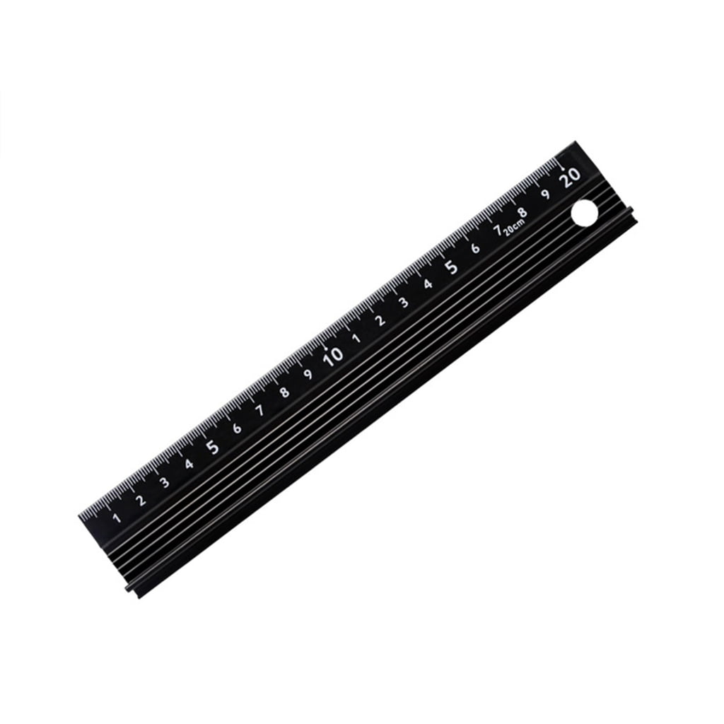 Crafting Ruler L Type Cutting Ruler Safety Ruler with Clear Scale for ...