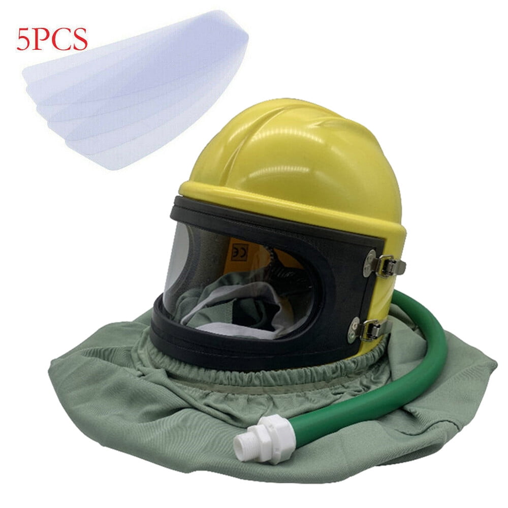 Safety Sandblast Helmet Sand Blast Air Supply System Set Helmet ...