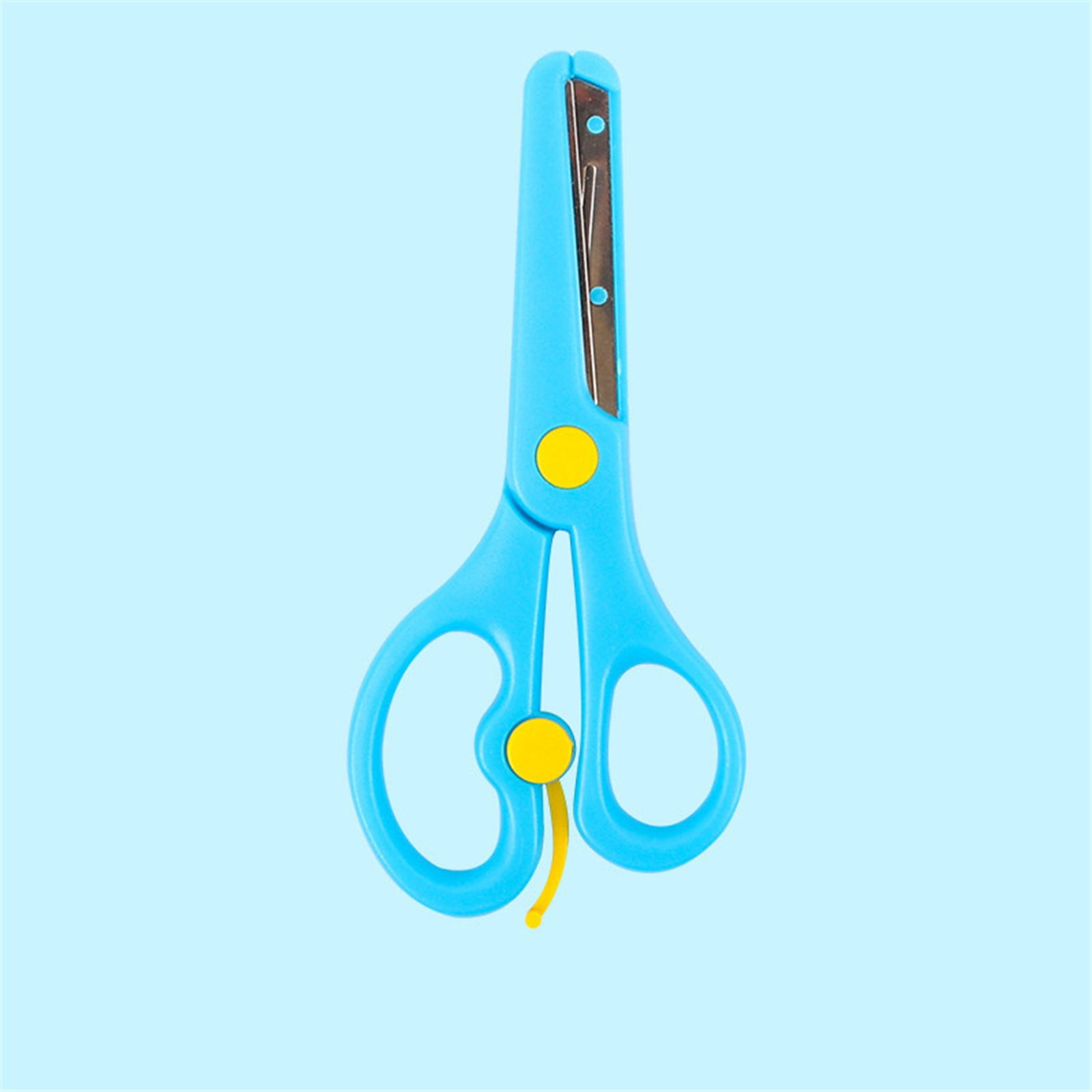Safety Scissors Blue,Safety Scissors,Scissor with Cap Blunt Tip Home ...