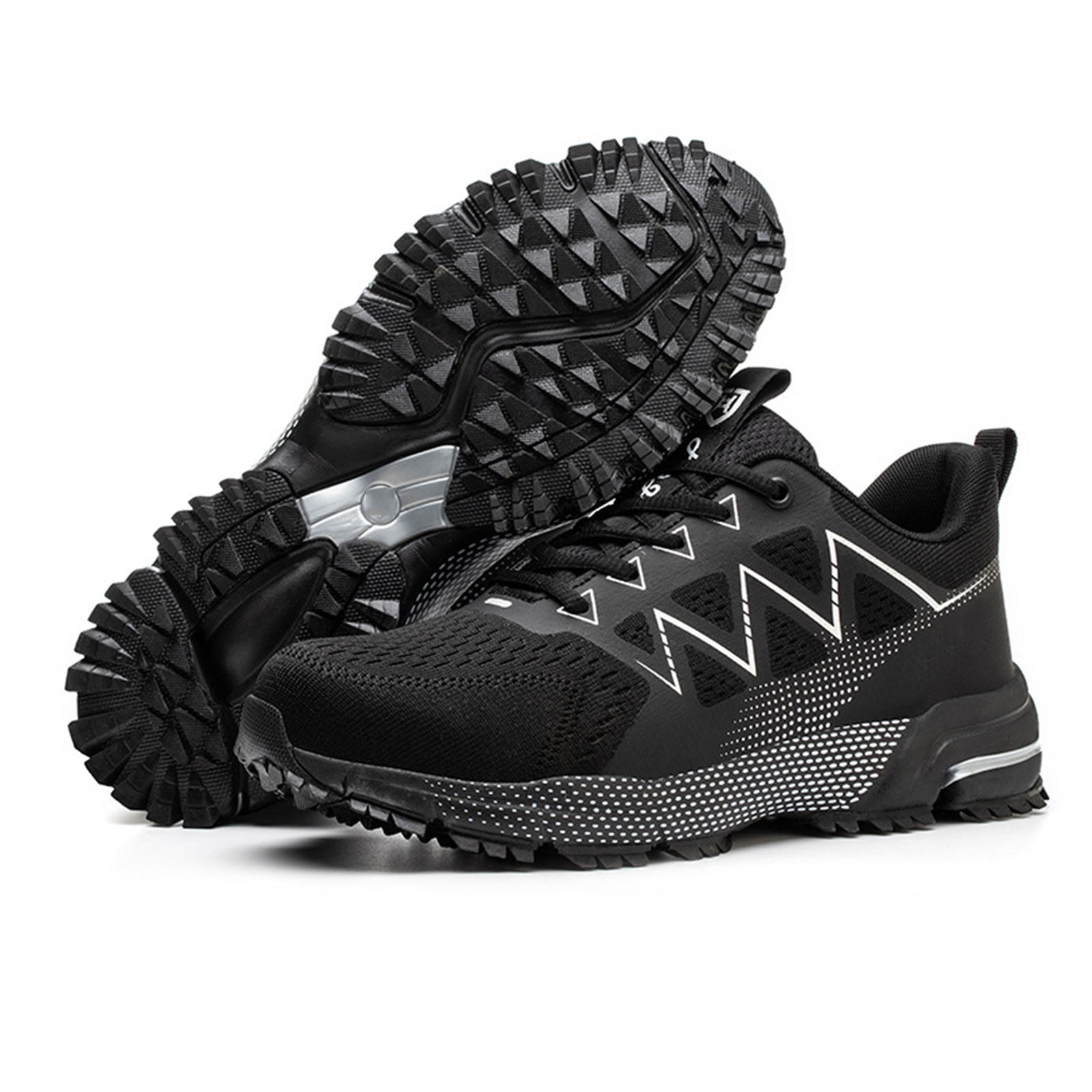 Safety Shoes Men'S Lightweight Air Cushion Work Shoes with Steel Toe ...