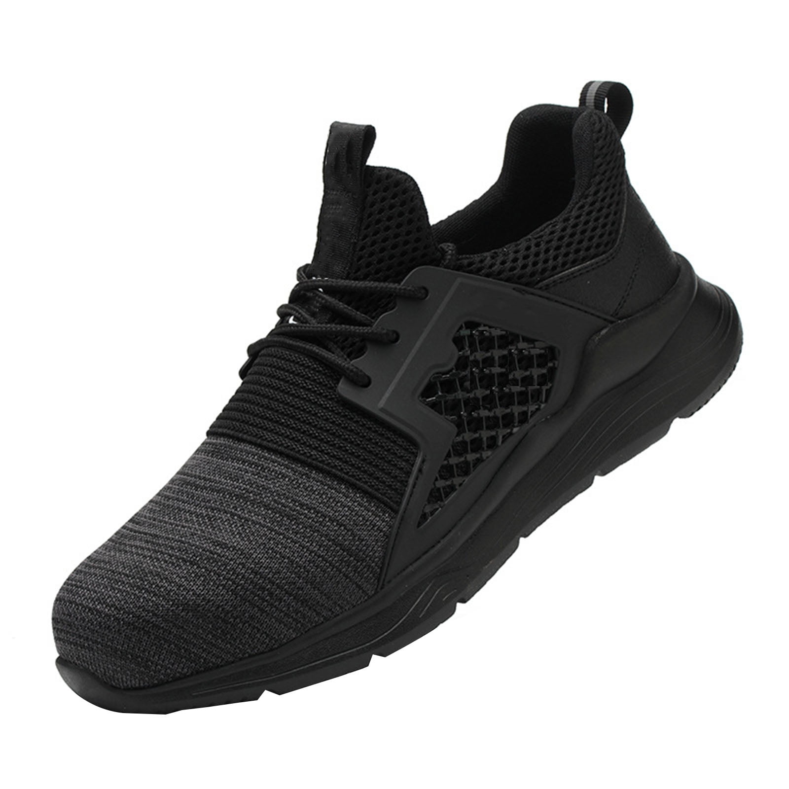 Safety Shoes Men's Work Shoes Lightweight Breathable Steel Toe Shoes ...