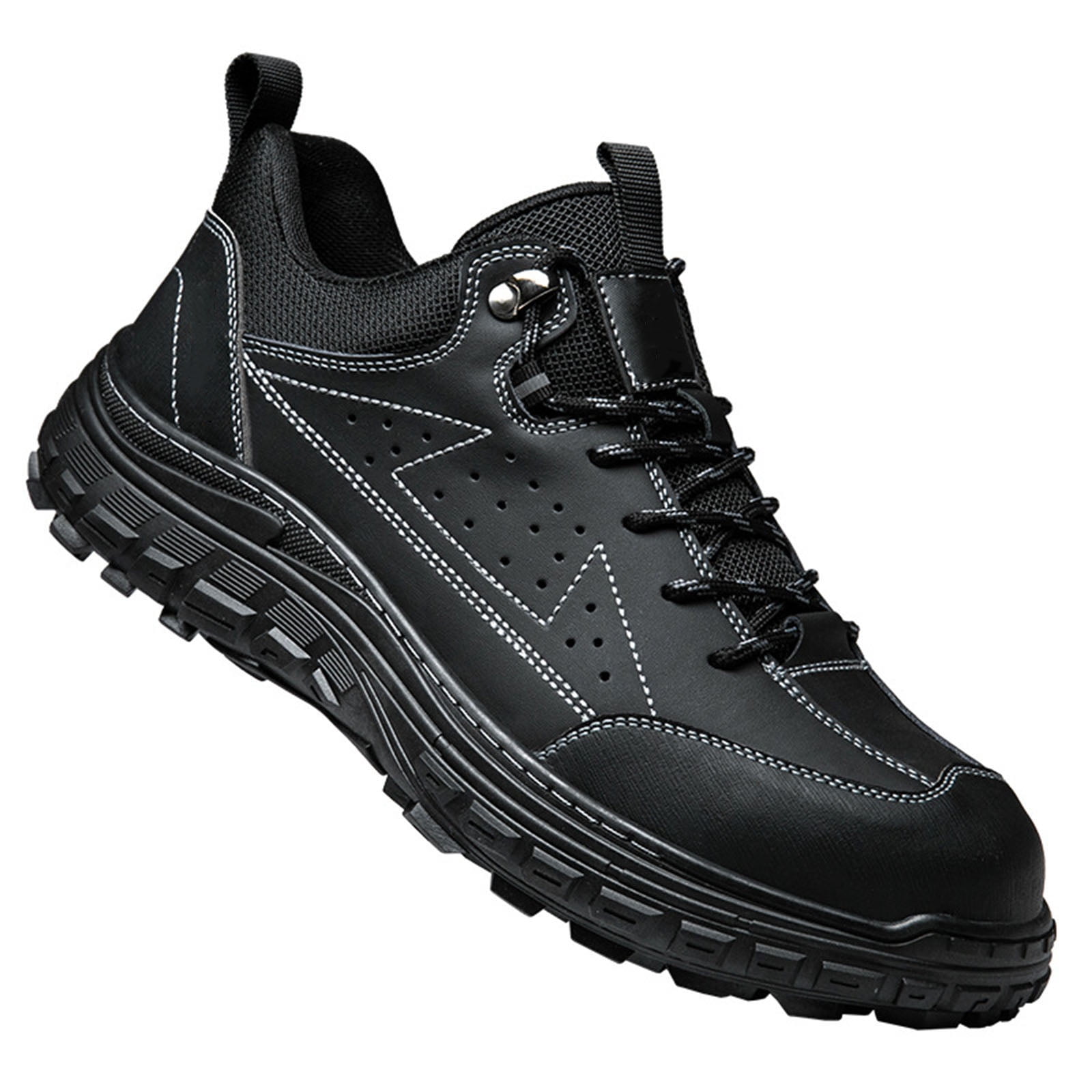 Safety Shoes Men's Work Shoes Lightweight Work Trainers Anti-Smashing ...