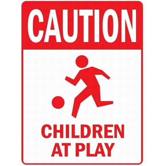 Children At Play Safety Signs