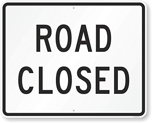 Safety Sign - Closed.12X8 Inch Metal Tin Sign UV Protected and ...