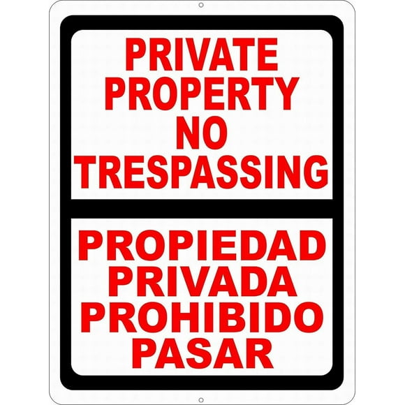 Safety Sign Spanish And English