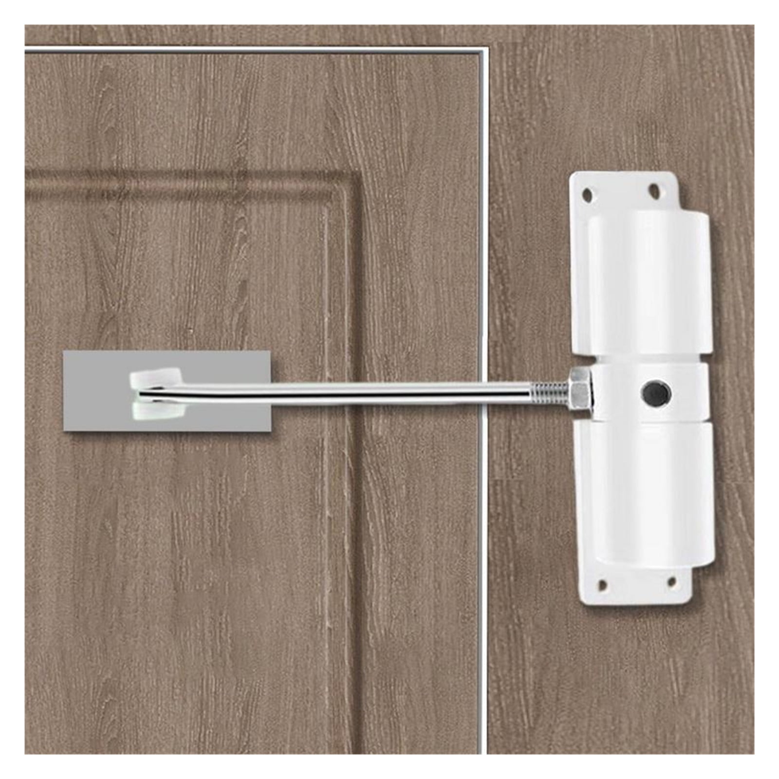 Safety Spring Door Closer Automatic Gate Lock Aluminum Alloy Closer ...