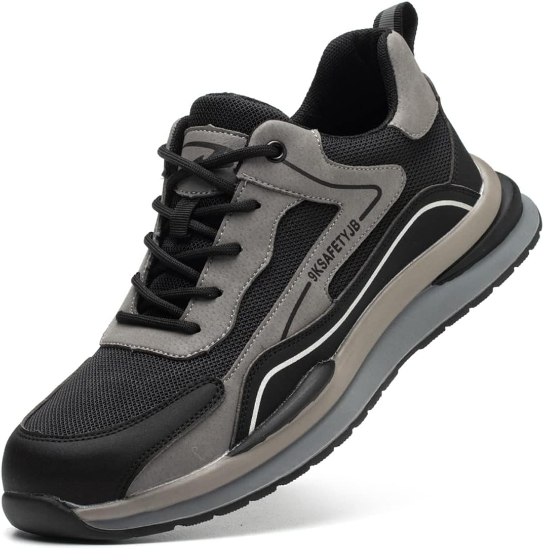 Safety Steel Toe Shoes for Men ,Breathable Lightweight Industrial ...