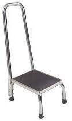 Safety Step-Up Stool With Handrail, Portable Foot Stool For Adults ...