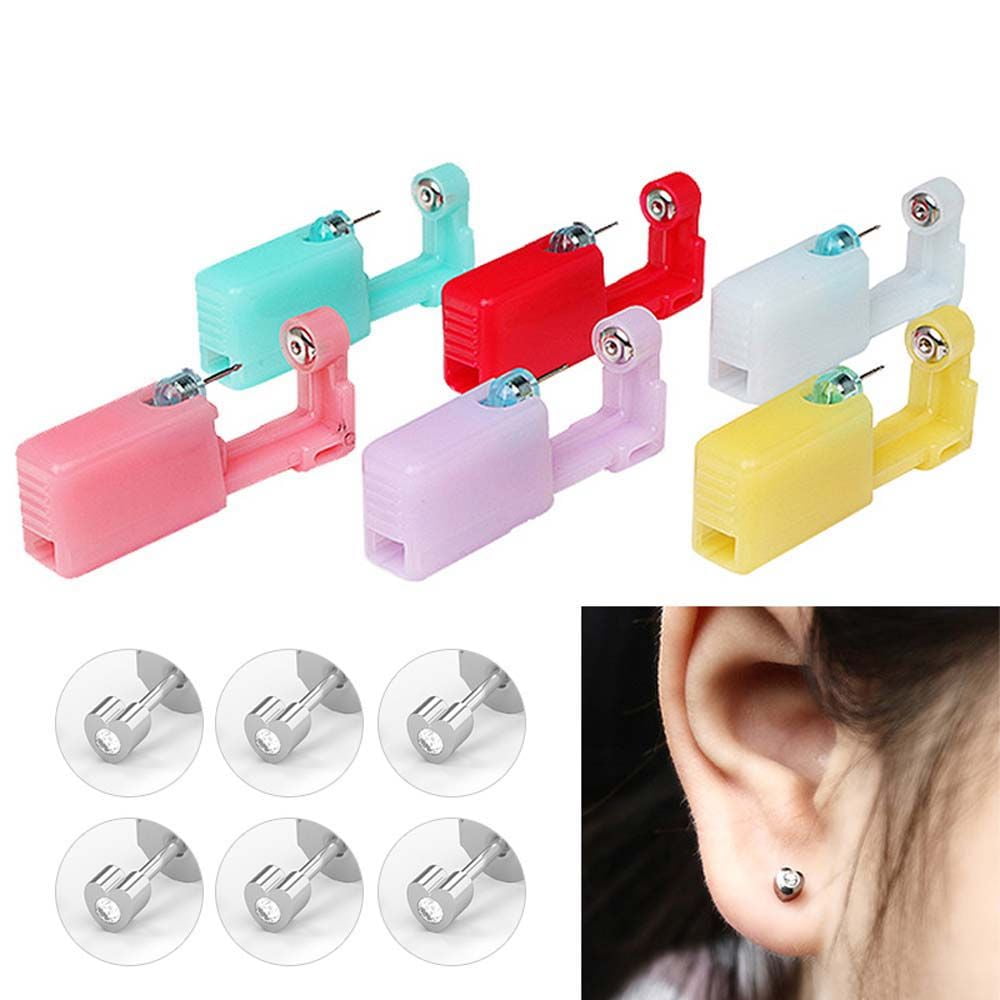 Safety Sterile Nose No Pain Ear Cartilage Disposable Nose Ear Piercing ...