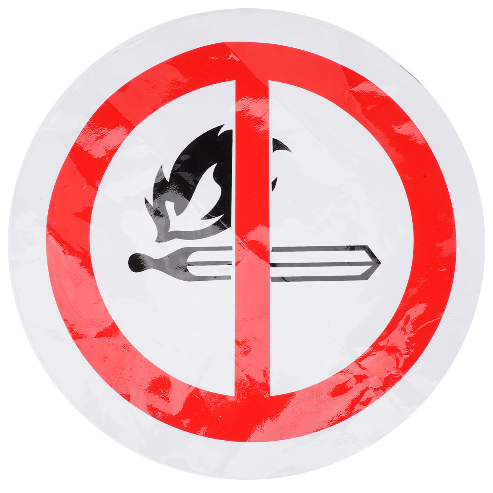 Safety Stickers Gas Detector Smoking Warning Decal Equipment Room Sign ...