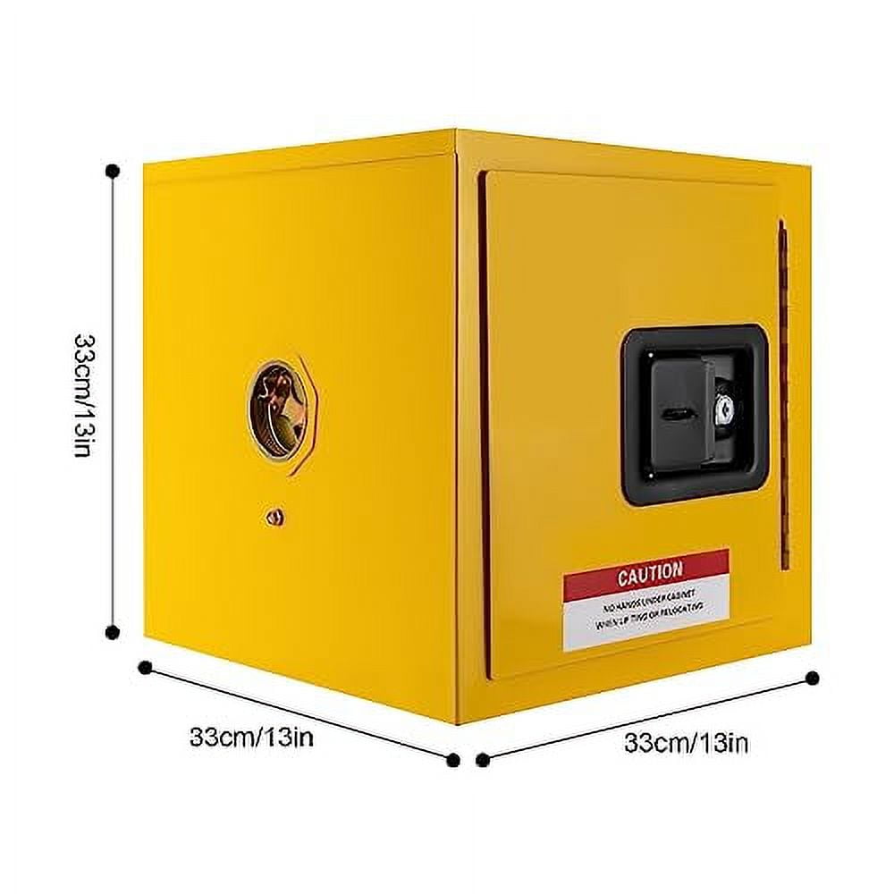 Safety Storage Cabinet 2 Gal Fireproof Cabinet Hazardous Safety Cabinet ...