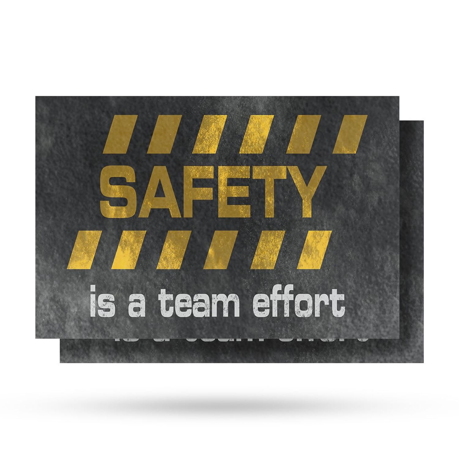 Safety Is a Team Effort Vinyl Decal 2 Pack of 12 Inch x 16 Inch ...
