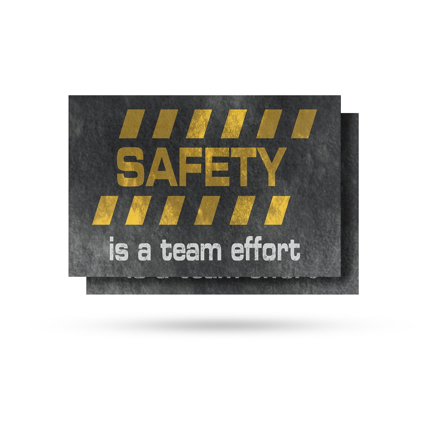 Safety Is a Team Effort Vinyl Decal 2 Pack of 24 Inch x 36 Inch ...