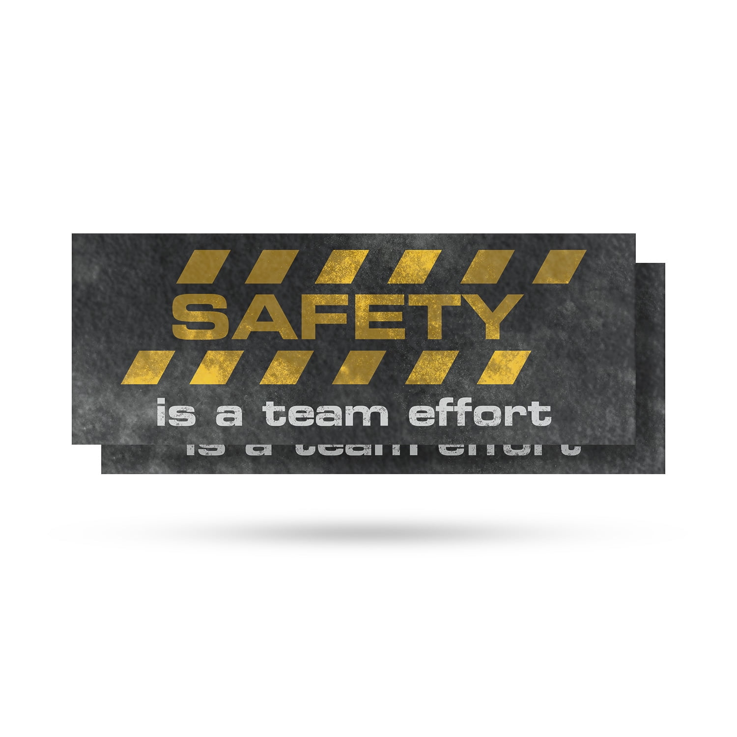 Safety Is a Team Effort Vinyl Decal 2 Pack of 24 Inch x 9 Inch ...