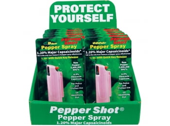 Safety Technology D-PS-HC-PINK Pepper Shot with Counter Display, Pink ...