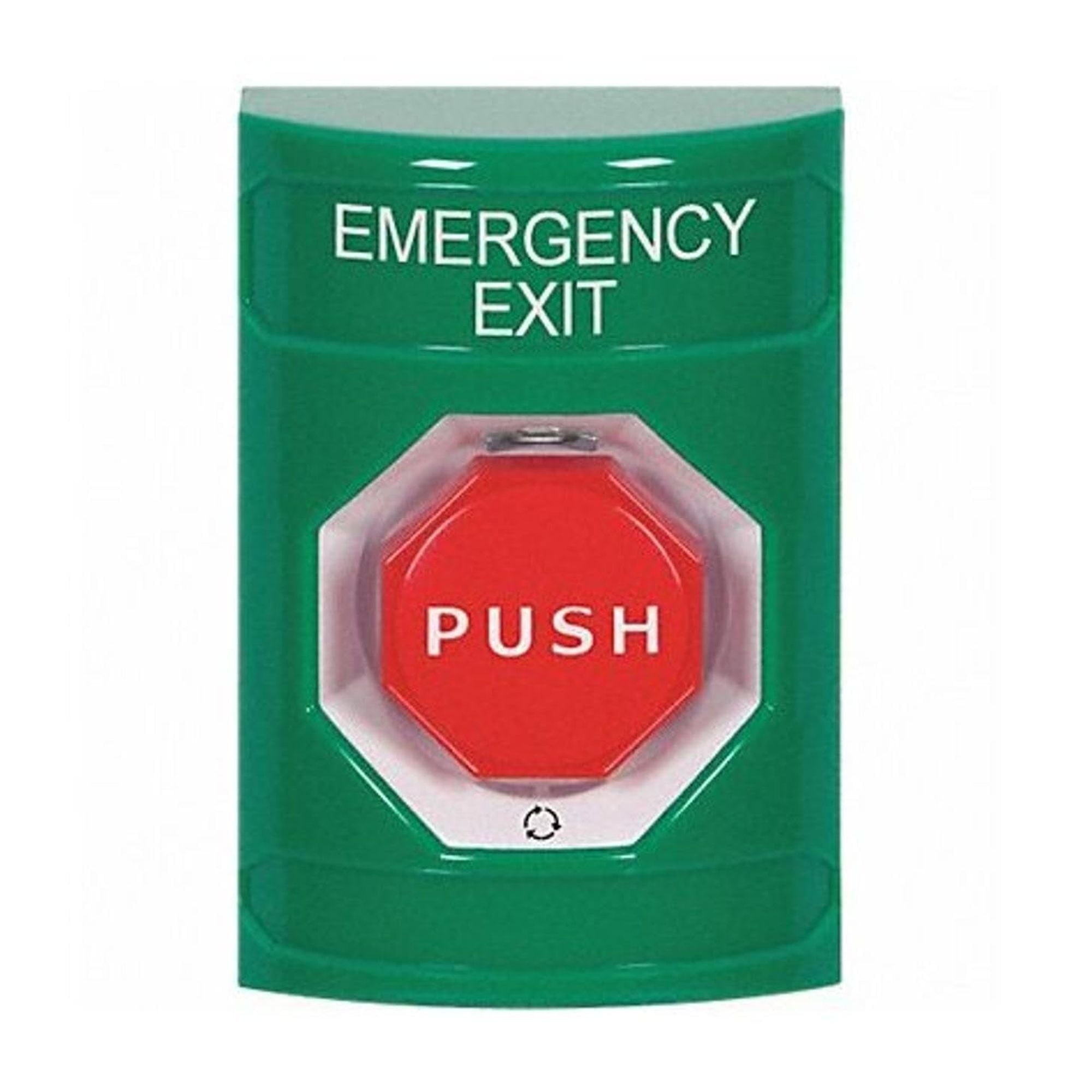 Safety Technology International Emergency Exit Push Button,Green,SPDT ...