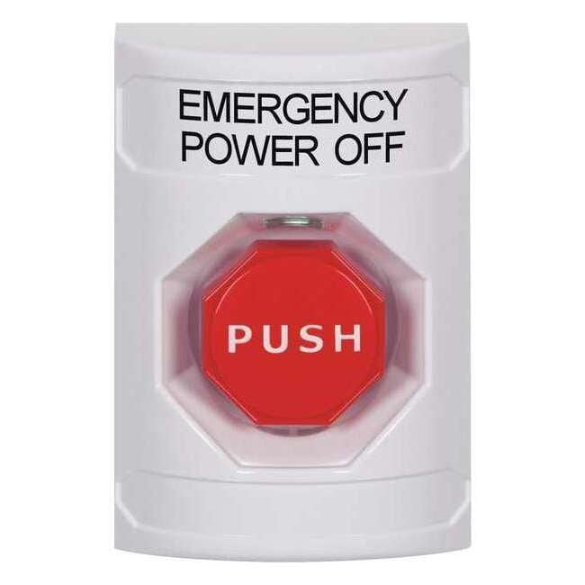 Safety Technology International Emergency Power Off Push Button,SPDT ...