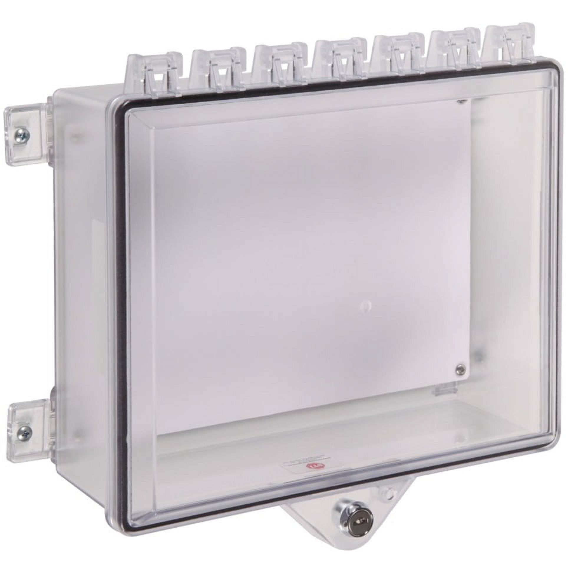 Safety Technology International Enclosure w/Lock,Polycarbonate,Surface ...