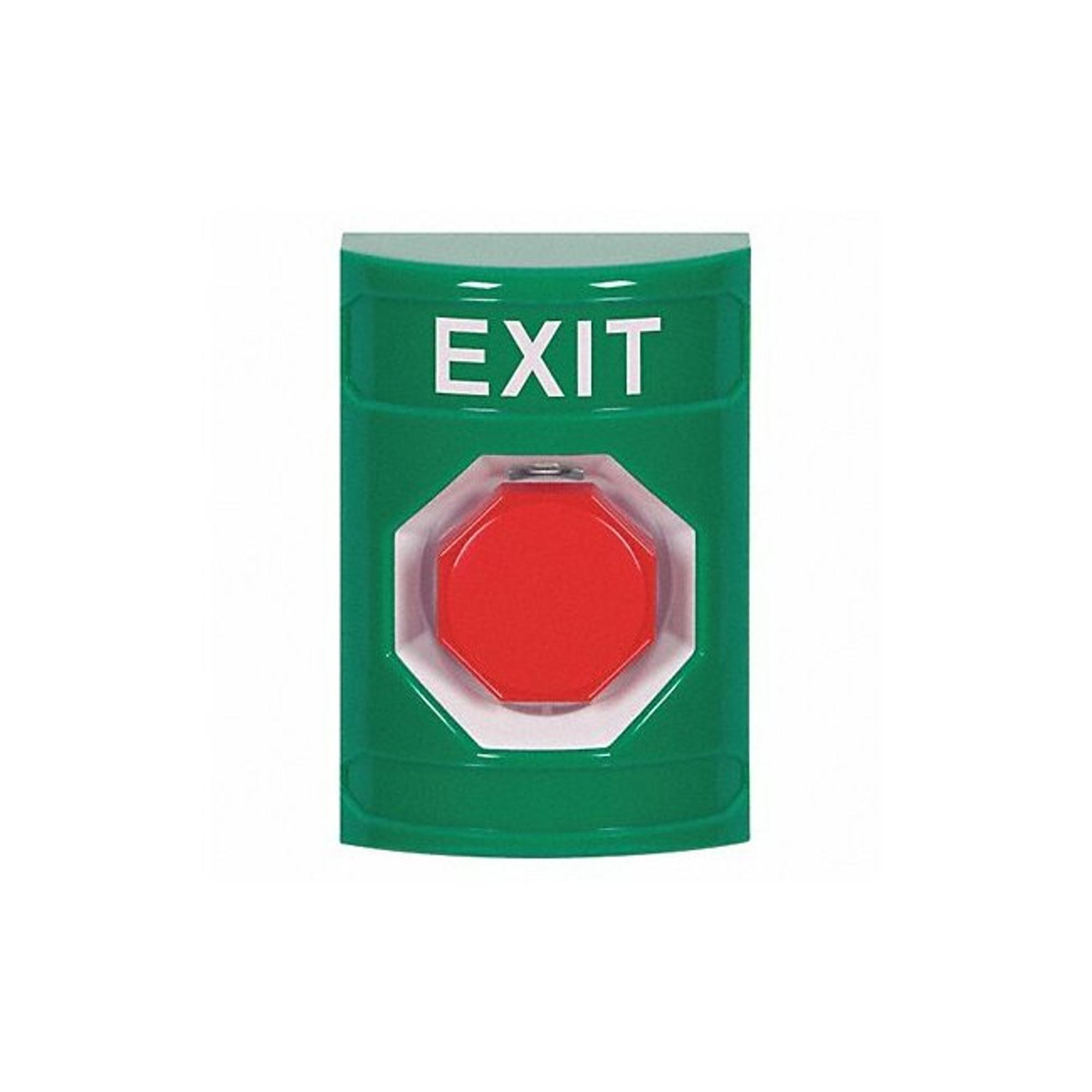 Safety Technology International Exit Push Button,Green,Polycarbonate ...