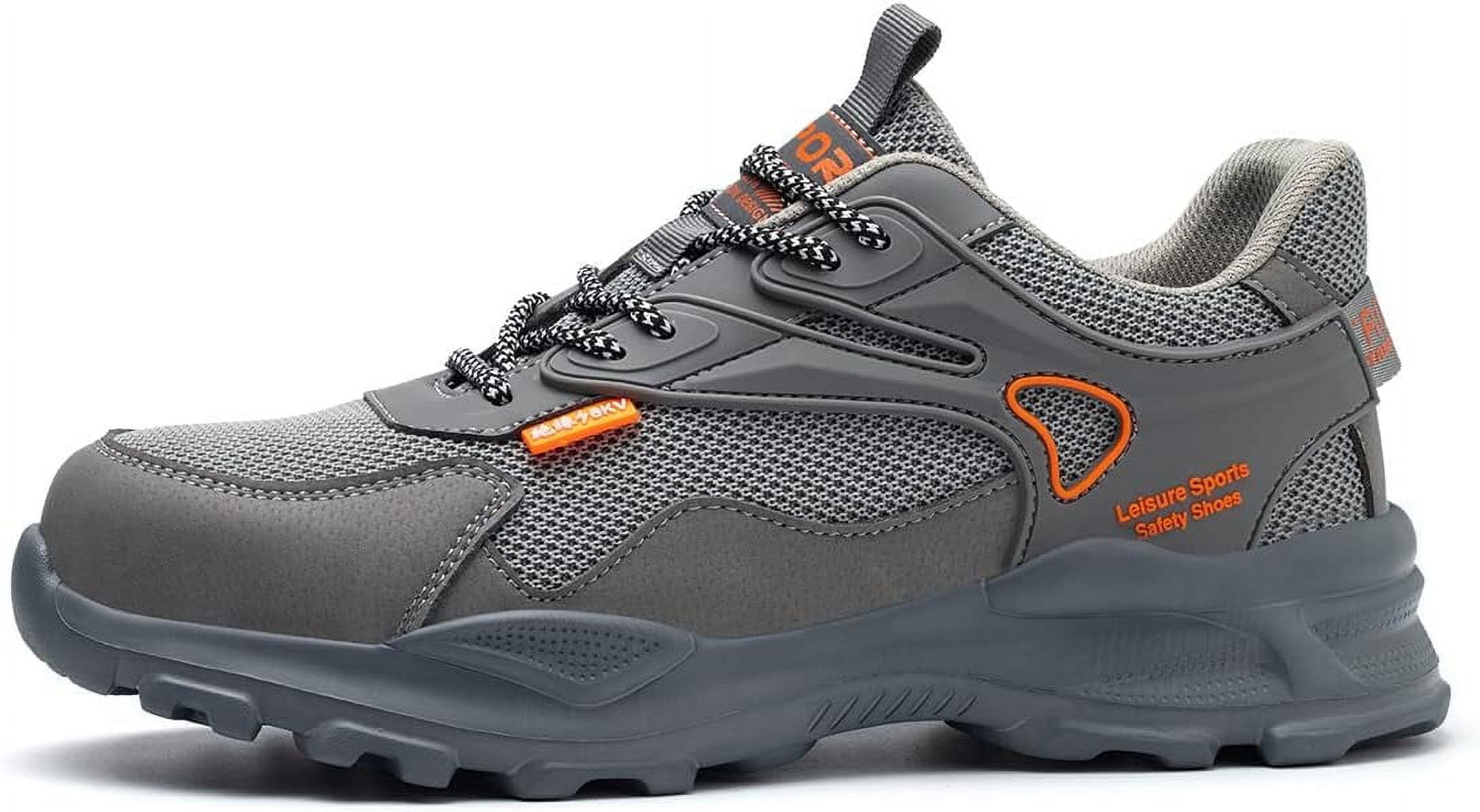 Safety Trainers Men's Steel Toe Cap Trainers Lightweight Safety Shoes ...