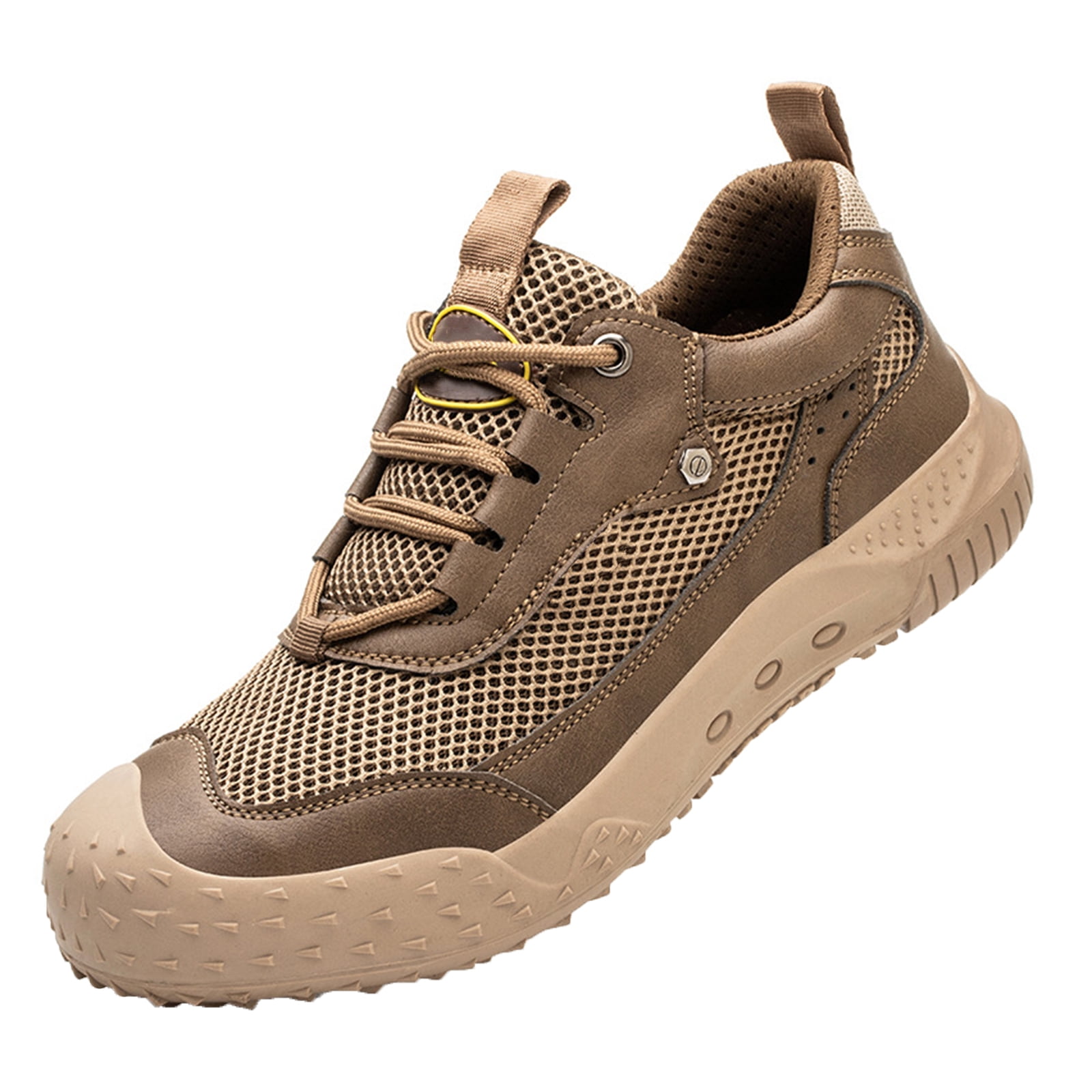 Safety Trainers Mens Steel Cap Trainers Breathable Work Safety Shoes ...