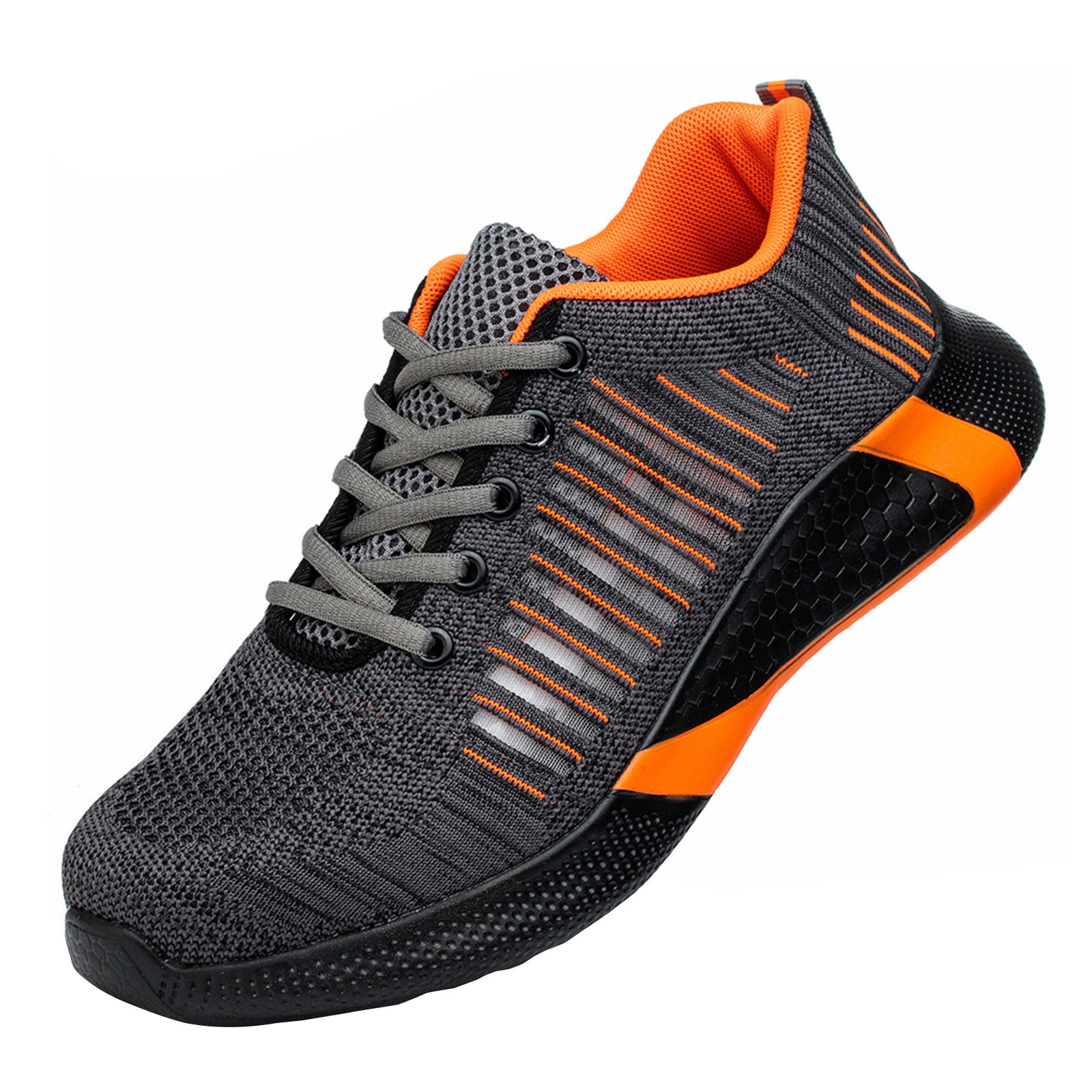 Safety Trainers Slip Resistant Steel Toe Cap Trainers for Men Women ...