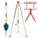 Safety Tripod for Confined Space, 2600 lb Load Rating, Full Body ...