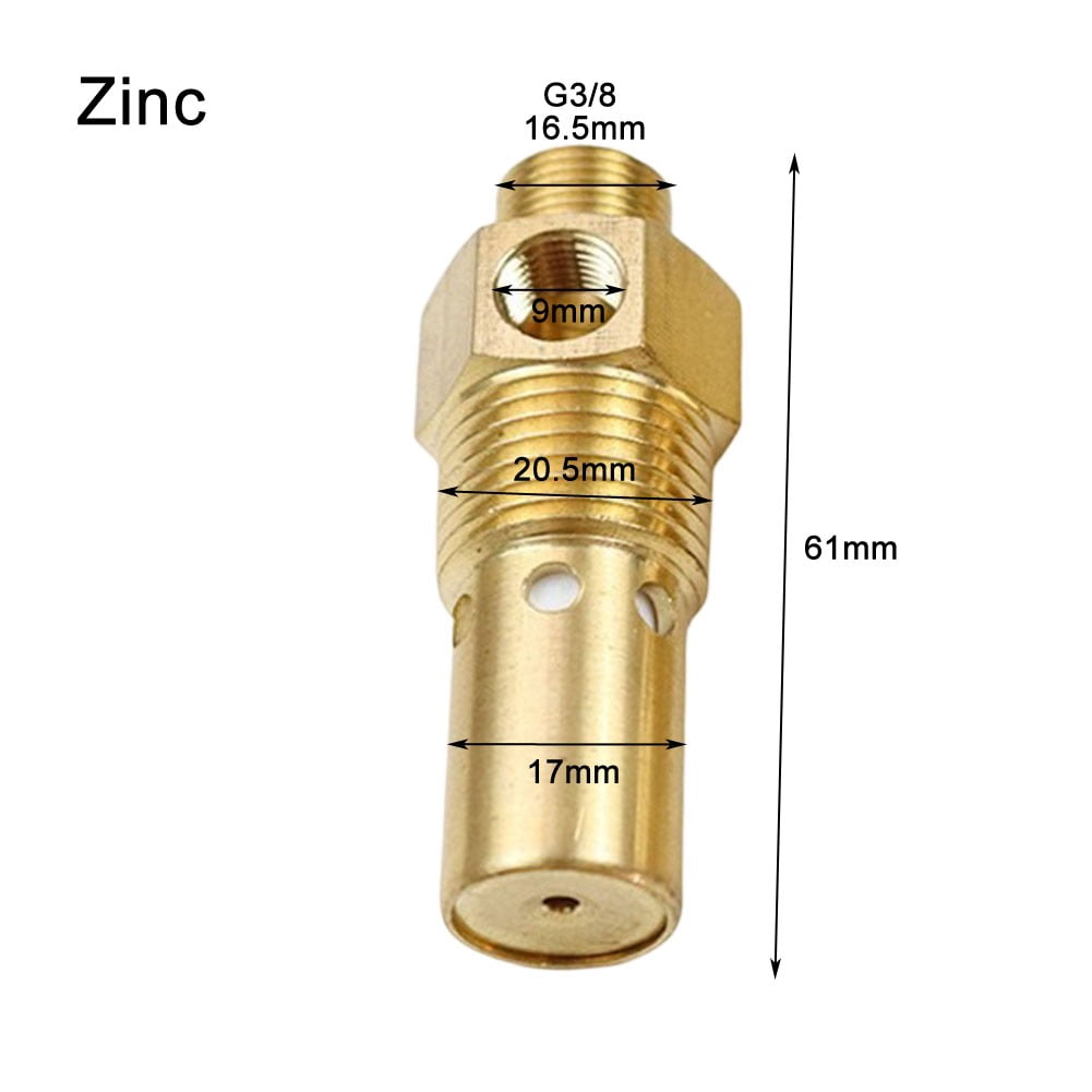 Safety Valve Zinc Brass Check Valve Unloader Line Input Zinc/Brass ...