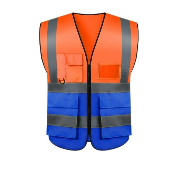CHUMUD Men's Reflective Safety Vest High Visibility Security Vest with ...