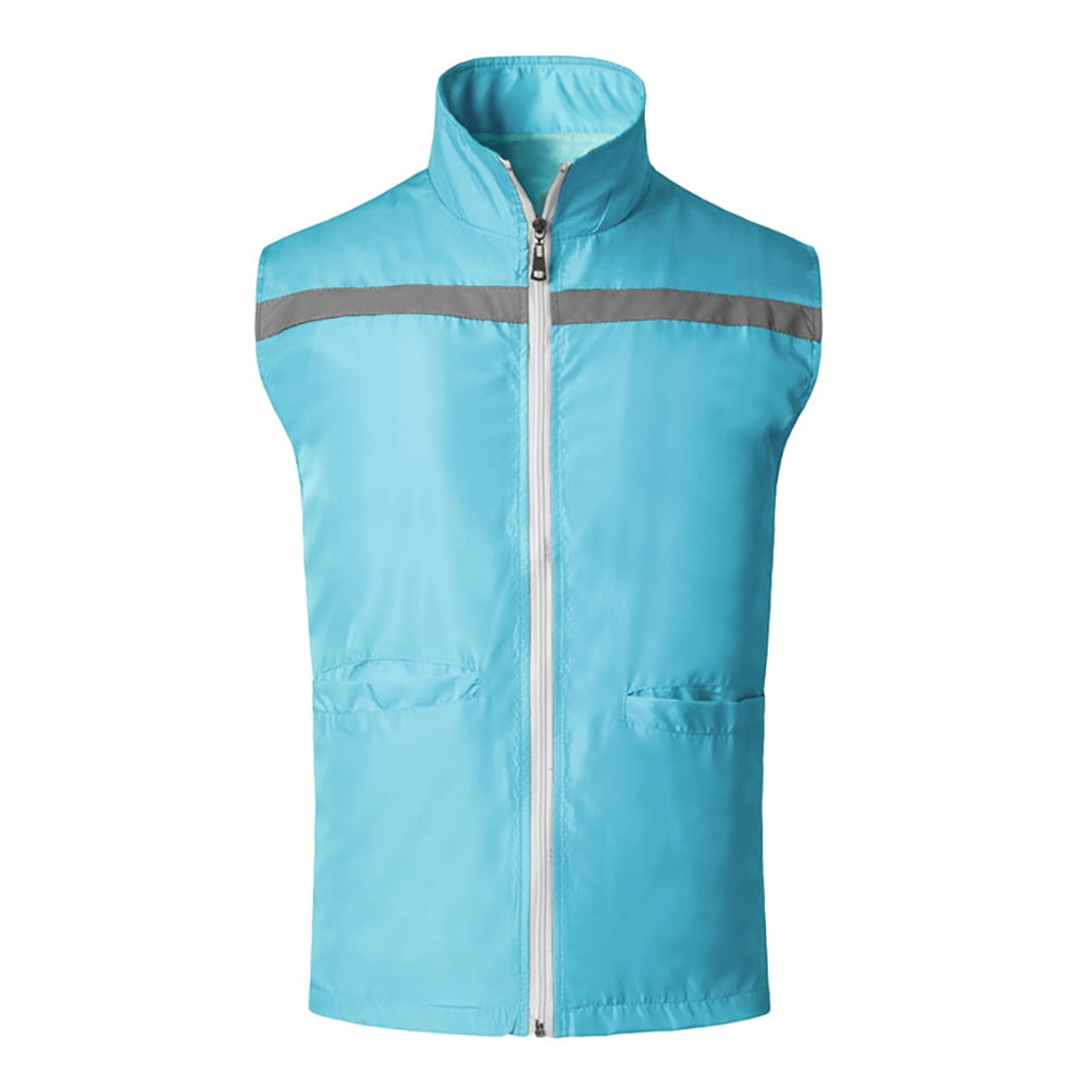 Safety Volunteer Supermarket Uniform Vests-LightBlue-S - Walmart.com