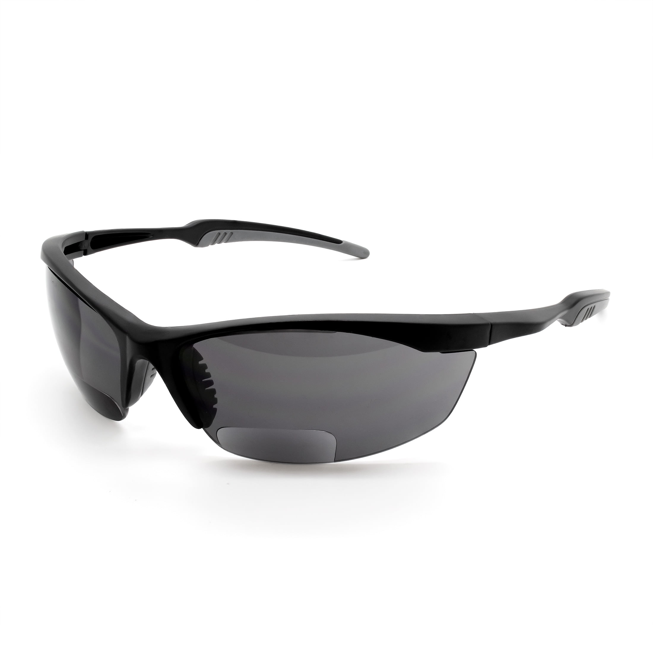 Safety Vu Bifocal Polarized Safety Glasses Black Frame with Gray Lens ...