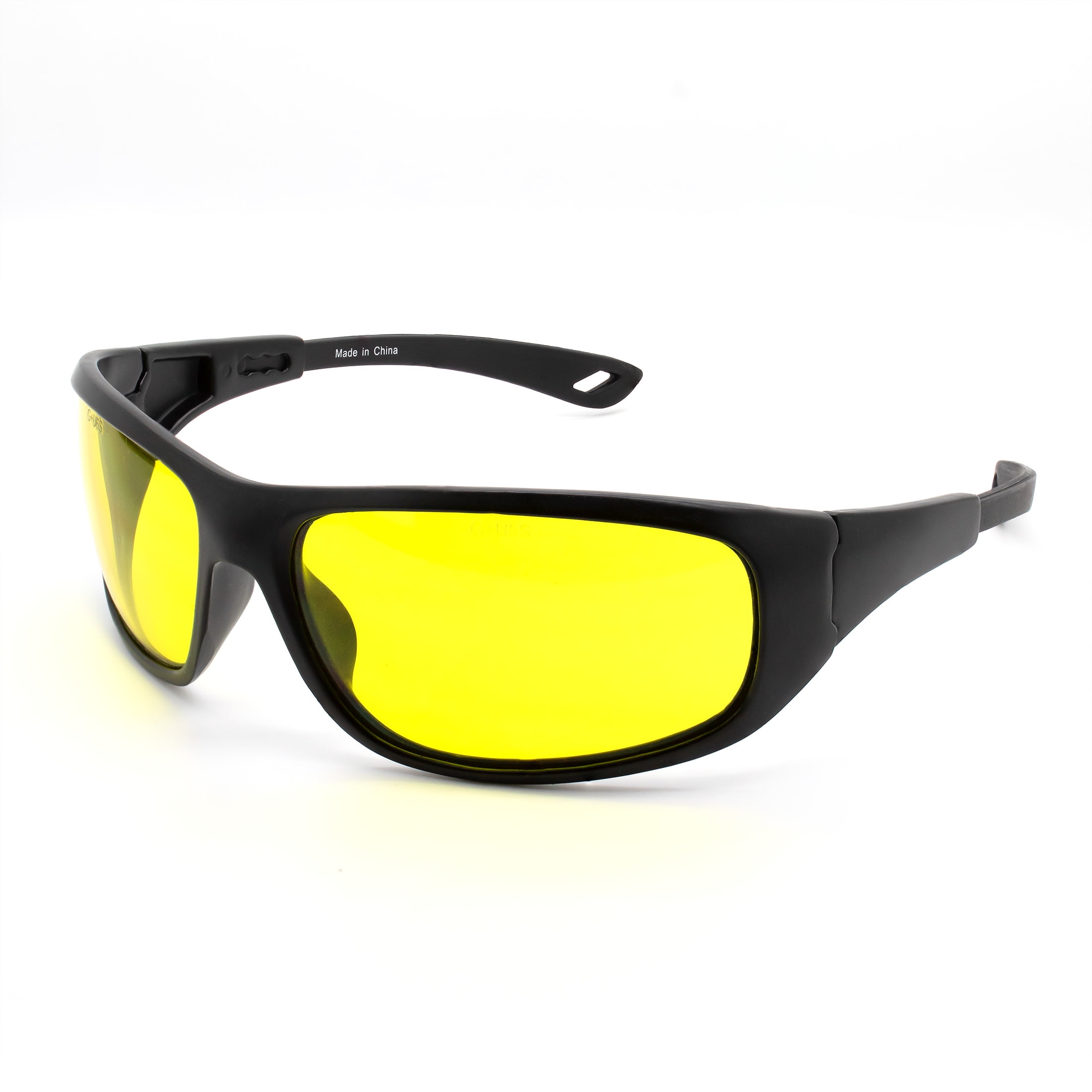 Safety Vu Full Rim Safety Glasses with Yellow PC Lens - Walmart.com