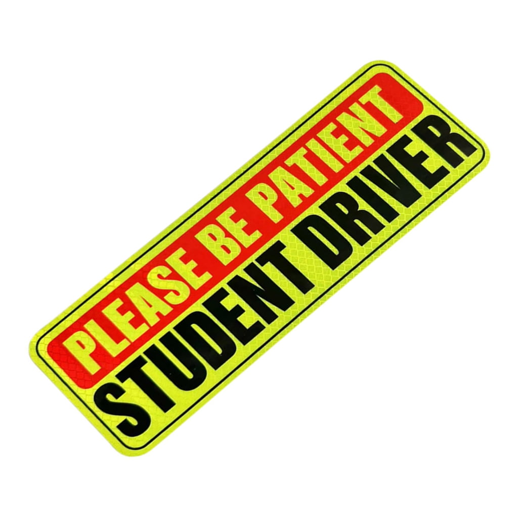 Safety Warning Driver Magnet Please Be Patient Student Driver Magnet ...