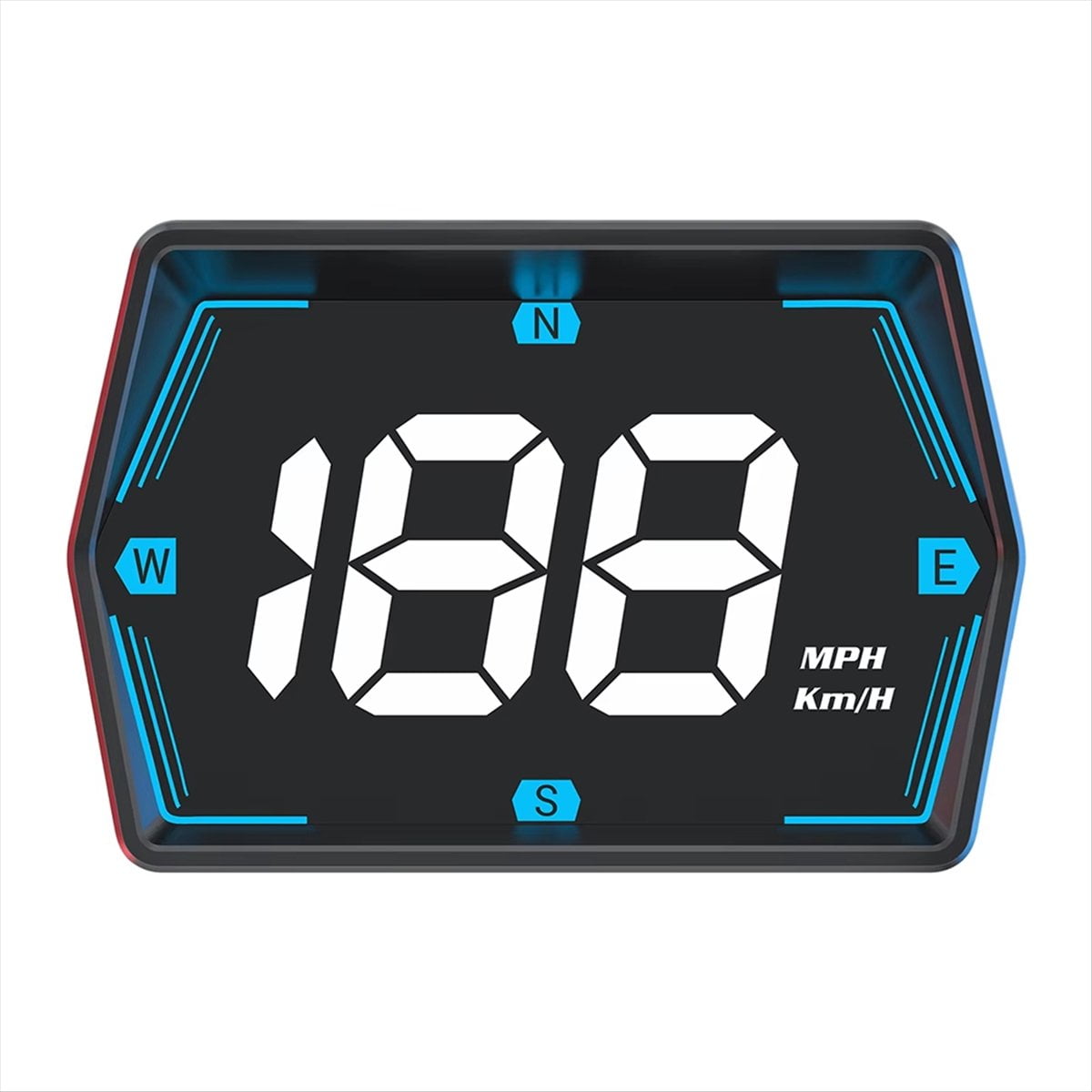 Safety Warning Satellite Speed Measurement GPS Car Mounted HUD Head Up ...