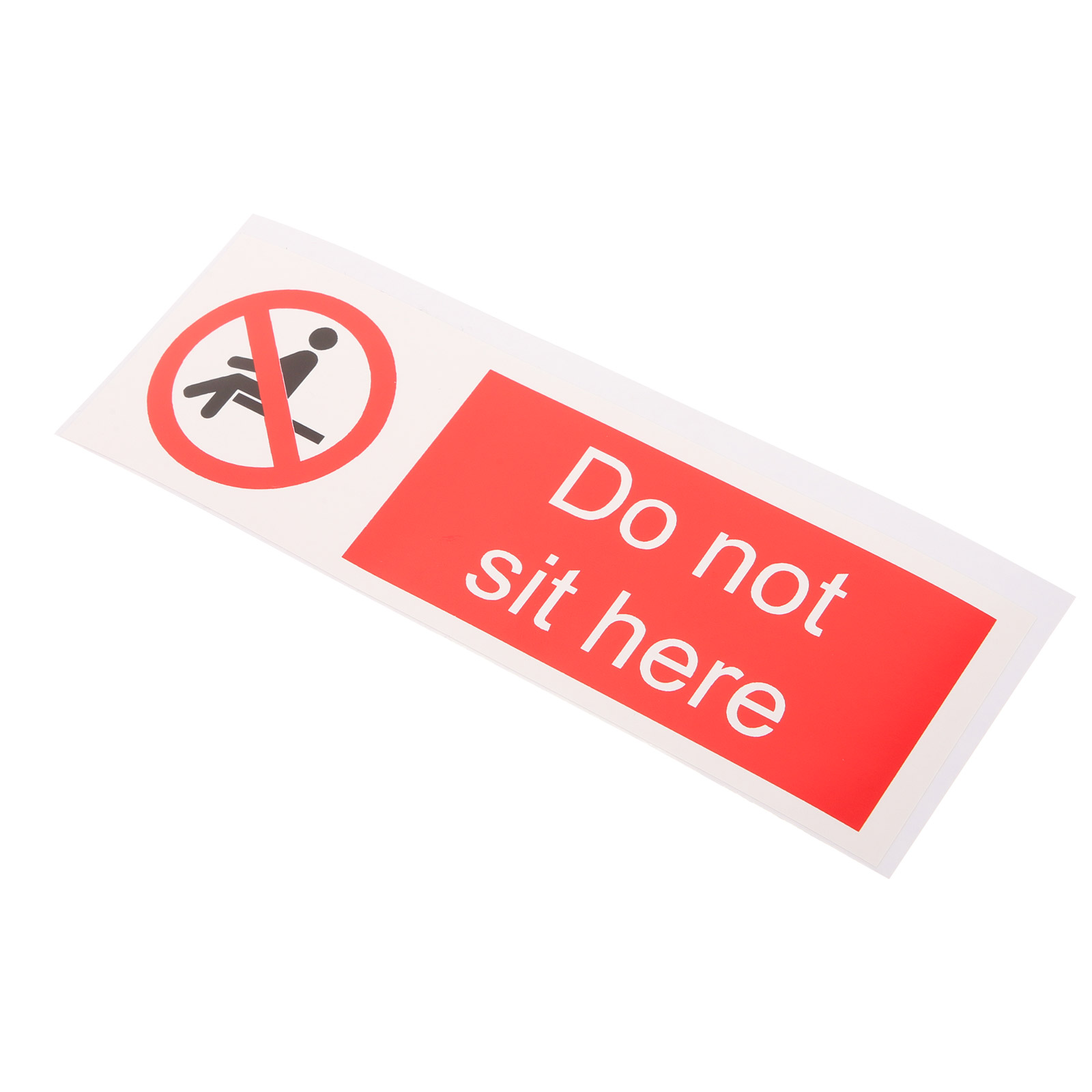 Safety Warning Stickers Label Decal Do Not Sit Here Signs The Sitting ...