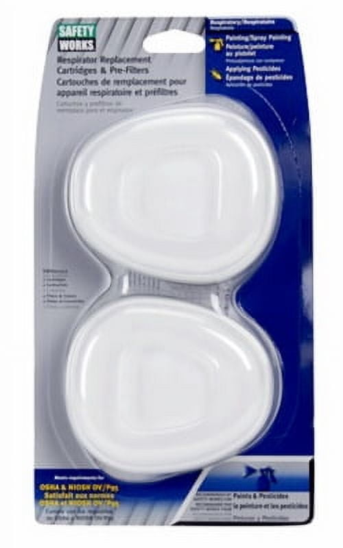 Safety Works Pair of P95 Paint & Pesticide Replacement Cartridge and ...