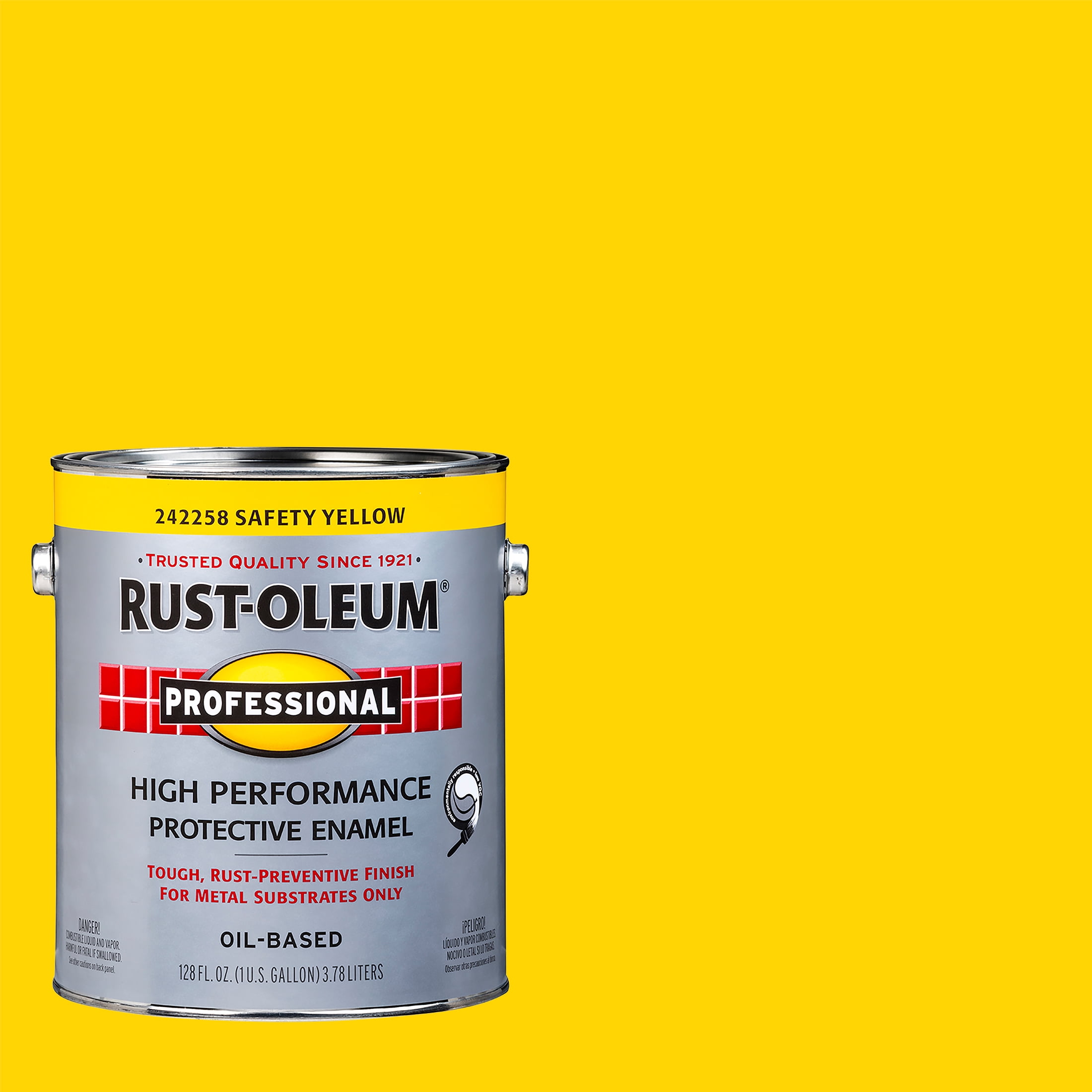 2 Pack, Safety Yellow (100 Voc), Rust-Oleum Professional High ...