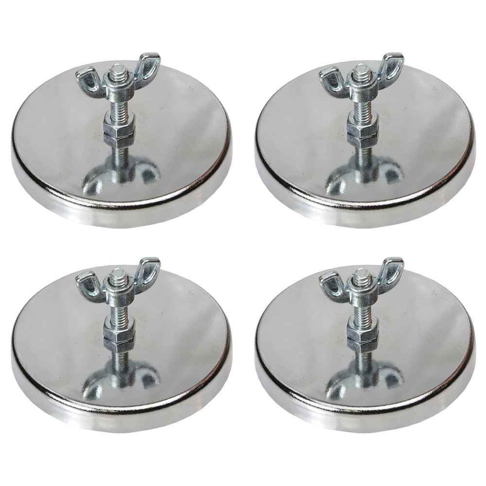 Safety flag magnet w/ nylon locking wing nut and flat head machine s ...