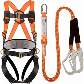 AFP Universal Full-Body Fall Protection Safety Harness with Dorsal D ...