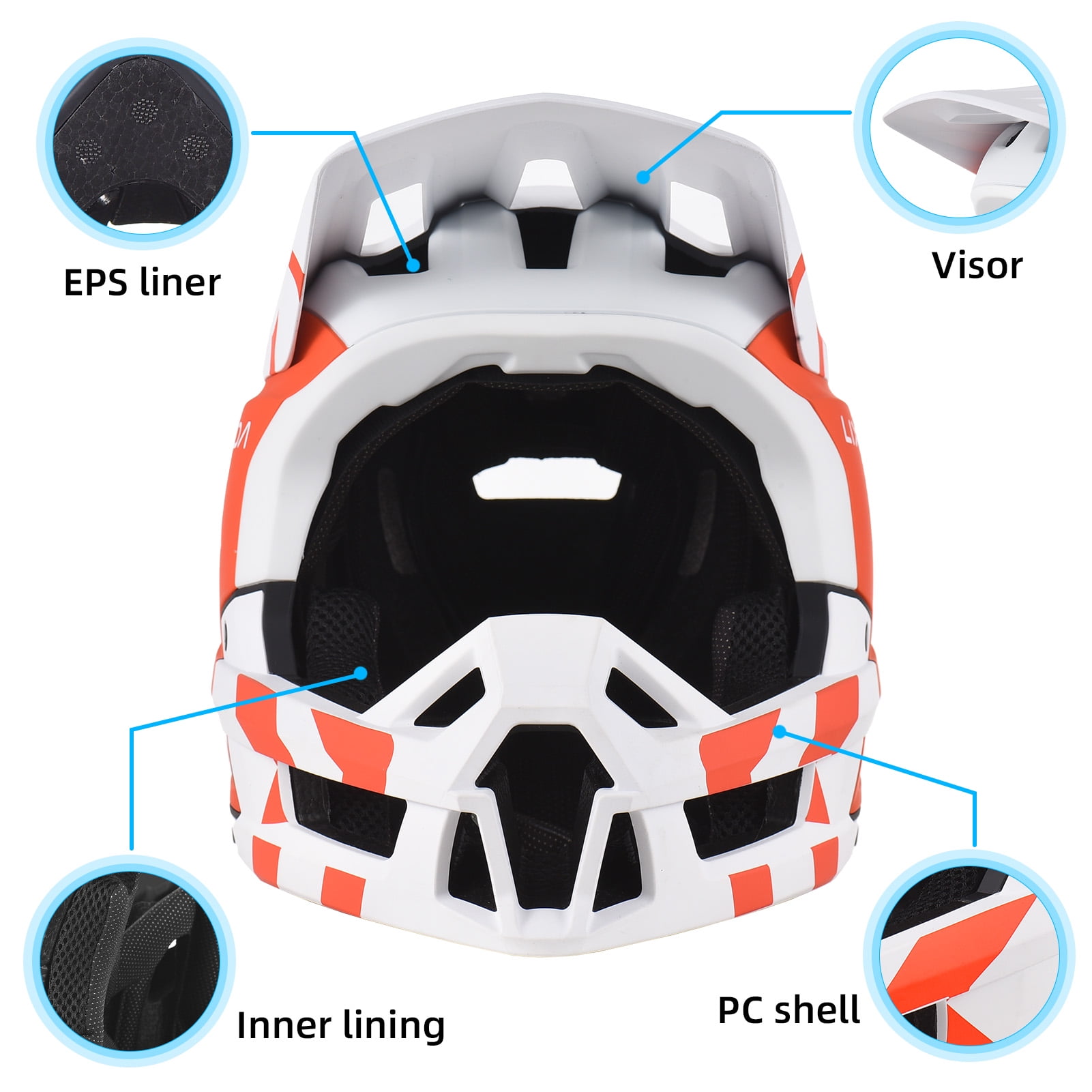 Safety headgear,Cool With Helmet And Safety Mtb Helmet Bike Helmet Dh Bmx Helmet Downhill With ...